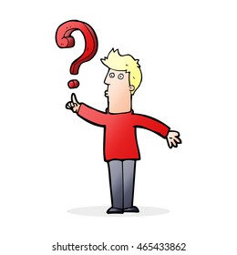 Cartoon Man Asking Question Stock Illustration 465433862 | Shutterstock