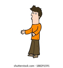 Cartoon Man Explaining Stock Illustration 188291591 | Shutterstock