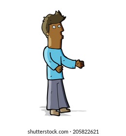 Cartoon Man Explaining Stock Illustration 205822621 | Shutterstock