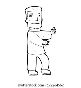 Cartoon Man Gesturing Stock Vector (Royalty Free) 171388337