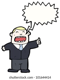 Cartoon Manager Barking Orders Stock Illustration 101644414 | Shutterstock