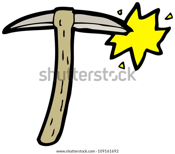Cartoon Mining Axe Stock Illustration 109161692