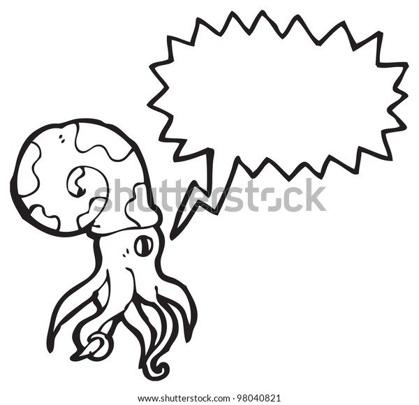 Cartoon Nautilus Shell Stock Illustration 98040821 | Shutterstock