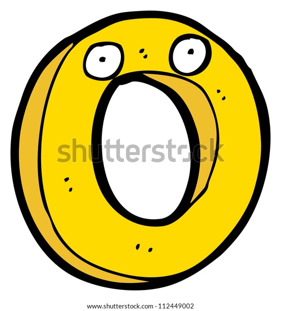 Cartoon Number Zero Stock Illustration 112449002