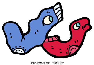 Cartoon Odd Socks Stock Illustration 97048169 | Shutterstock