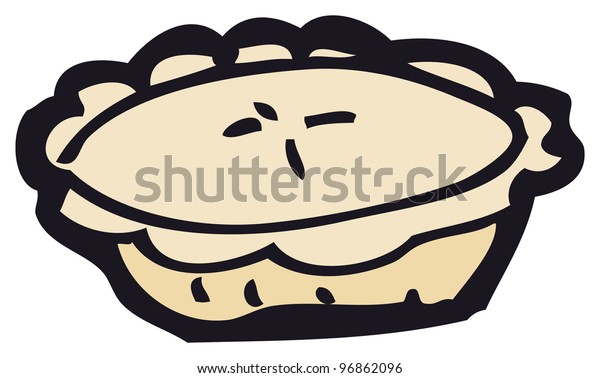 Cartoon Pie Stock Illustration 96862096