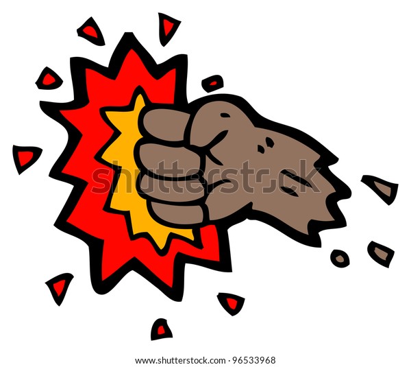 Cartoon Punch Stock Illustration 96533968