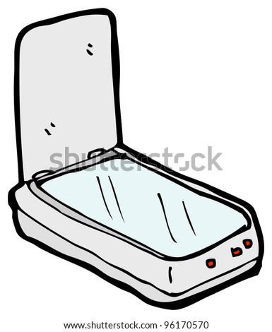 Cartoon Scanner Stock Illustration 96170570 - Shutterstock