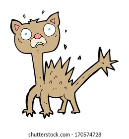Cartoon Scared Cat Stock Illustration 170574728 | Shutterstock