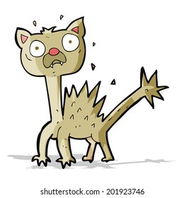 Cartoon Scared Cat Stock Illustration 201923746 | Shutterstock