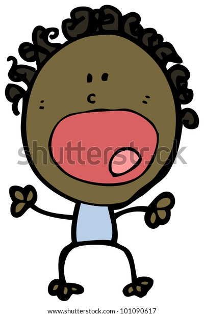 Cartoon Shouting Doodle Man Stock Illustration 101090617 | Shutterstock