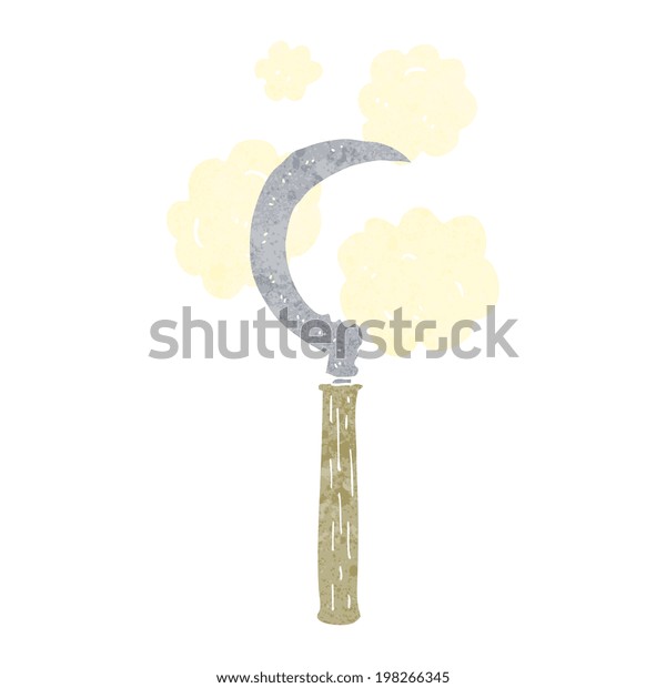 Cartoon Sickle Stock Illustration 198266345