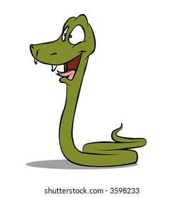 Cartoon Green Snake Eating Mouse: Vector có sẵn (miễn phí bản quyền ...