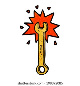 Cartoon Spanner Stock Vector (Royalty Free) 197560184