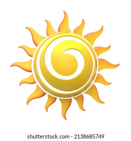 Cartoon Sun 3d Model Render Stock Illustration 2138685749 | Shutterstock