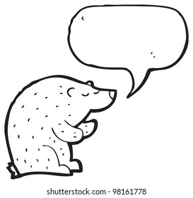 Cartoon Talking Bear Stock Illustration 98161778 | Shutterstock
