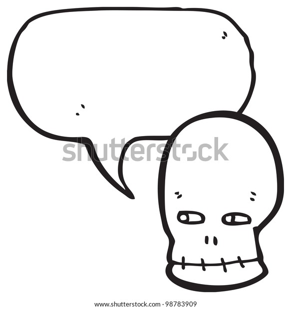 Cartoon Talking Skull Stock Illustration 98783909 | Shutterstock