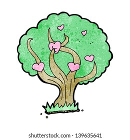 Love Heart Tree Cartoon Stock Vector (Royalty Free) 116553772