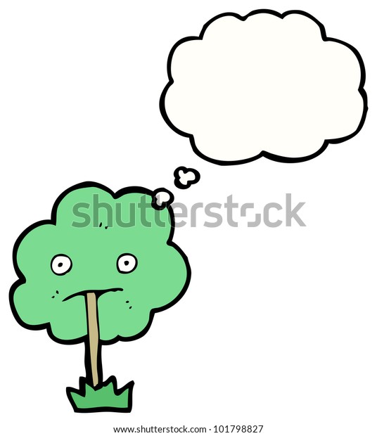 Cartoon Tree Face Stock Illustration 101798827 | Shutterstock