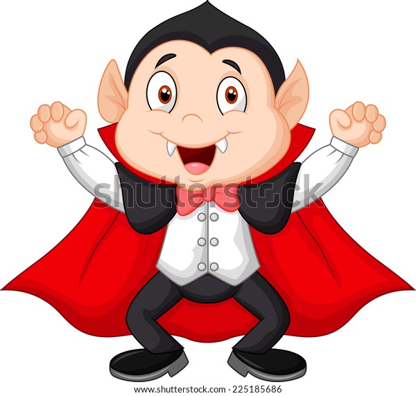 Cartoon Vampire Stock Illustration 225185686