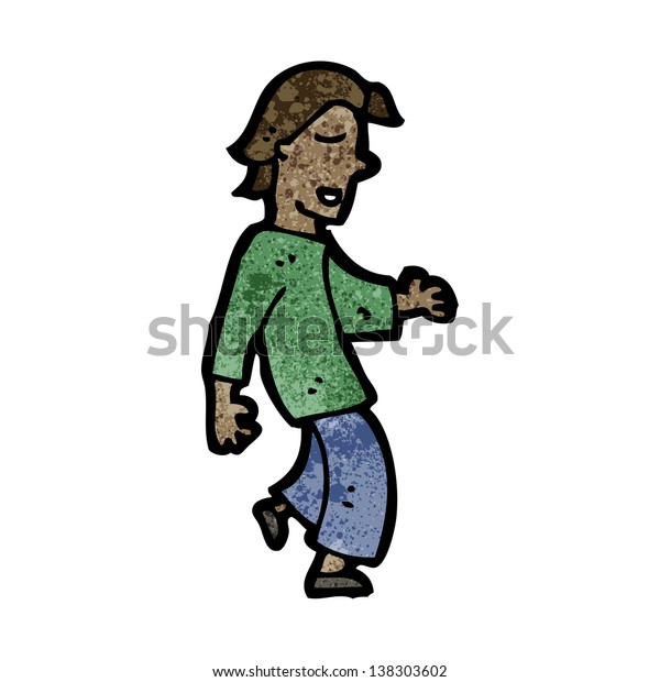 Cartoon Walking Man Stock Illustration 138303602 | Shutterstock