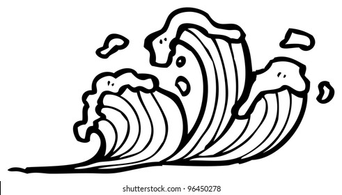 Cartoon Waves Stock Illustration 137147834 | Shutterstock