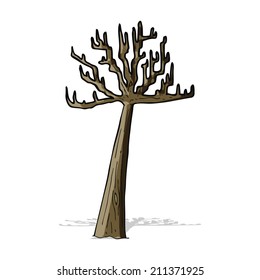 Old Bare Tree Cartoon Stock Vector (Royalty Free) 211321537