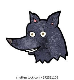 Cartoon Wolf Head Stock Vector (Royalty Free) 189338810