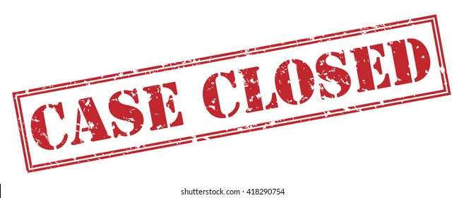 540 Case closed stamp Images, Stock Photos & Vectors | Shutterstock