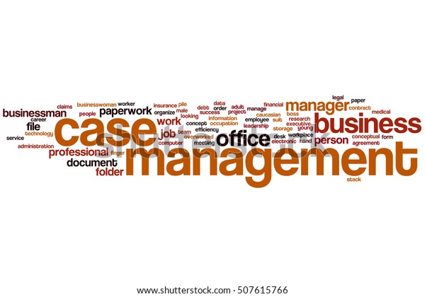 Case Management Word Cloud Concept Stock Illustration 507615766 ...