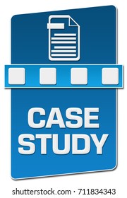 Case Study Blue Separator Vertical Stock Illustration 711834343 ...