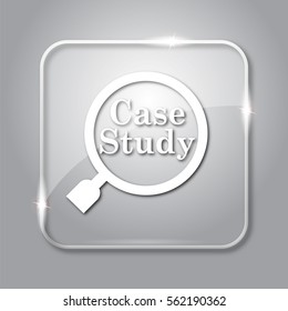Case Study Icon Transparent Internet Button Stock Illustration ...
