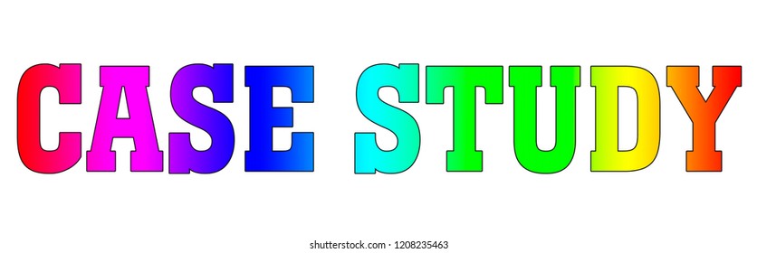 Case Study Rainbow Logo Banner: ilustración de stock 1208235463 ...
