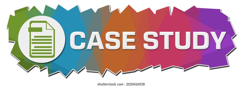 Case Study Text Written Over Colorful Stock Illustration 2020426928 ...