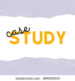 Case Study Word Frame Background Stock Illustration 1890393019 ...