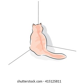 Cat Corner Stock Illustration 415125811 | Shutterstock