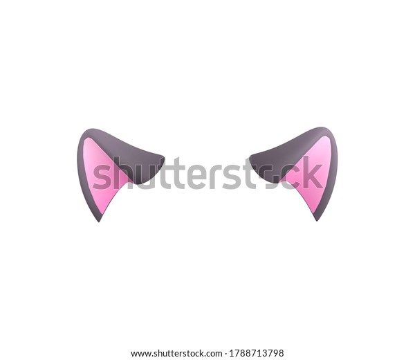 Cat Ears 3d Rendering Stock Illustration 1788713798 | Shutterstock