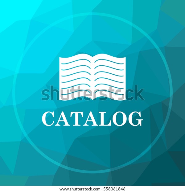 Catalog Icon Catalog Website Button On Stock Illustration 558061846