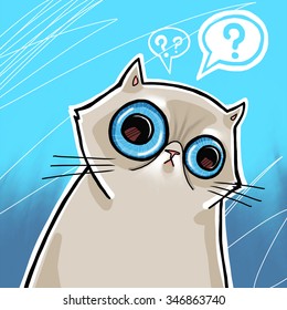4,318 Cat question Images, Stock Photos & Vectors | Shutterstock