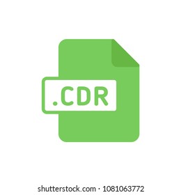 Cdr File Format Document Type Colored Stock Illustration 1081063772 ...