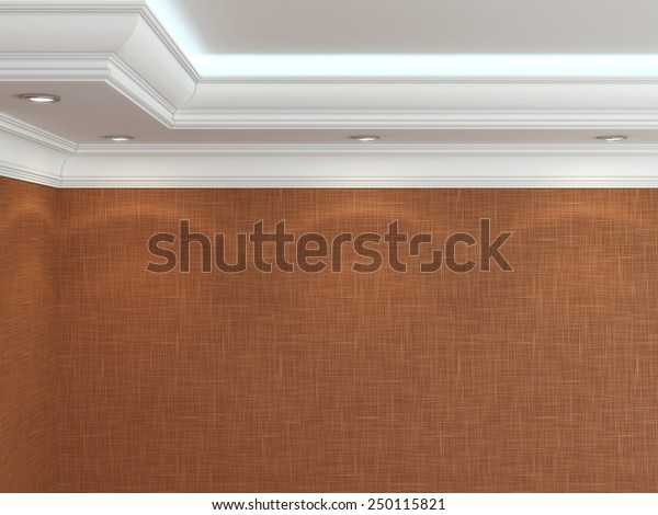 Ceiling Classic Style 3d Rendering Stock Illustration 250115821