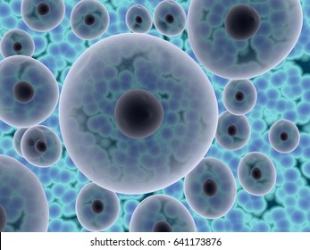 Cell 3d Rendering Cells Under Microscope 스톡 일러스트 667850158 | Shutterstock