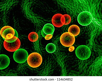 Cell Colors Stock Illustration 115400506