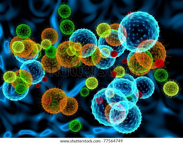 Cells Colors Stock Illustration 77564749 | Shutterstock