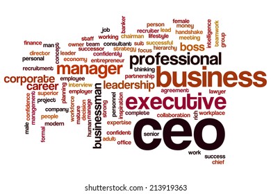 Ceo Concept Word Cloud Background Stock Illustration 213919363 ...