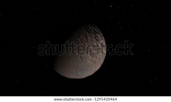 Ceres Dwarf Planet Elements This Image Stock Illustration 1295420464 ...