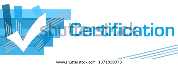 Certification Concept Image Text Related Symbols Stock Illustration ...