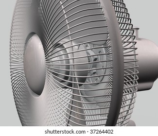 Cg Render Table Fan 3d Model 스톡 일러스트 37264402 | Shutterstock