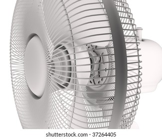 Cg Render Table Fan 3d Model Stock Illustration 37264405 | Shutterstock