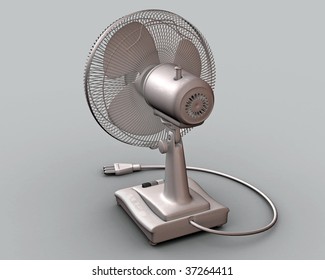Cg Render Table Fan 3d Model Stock Illustration 37264411 | Shutterstock